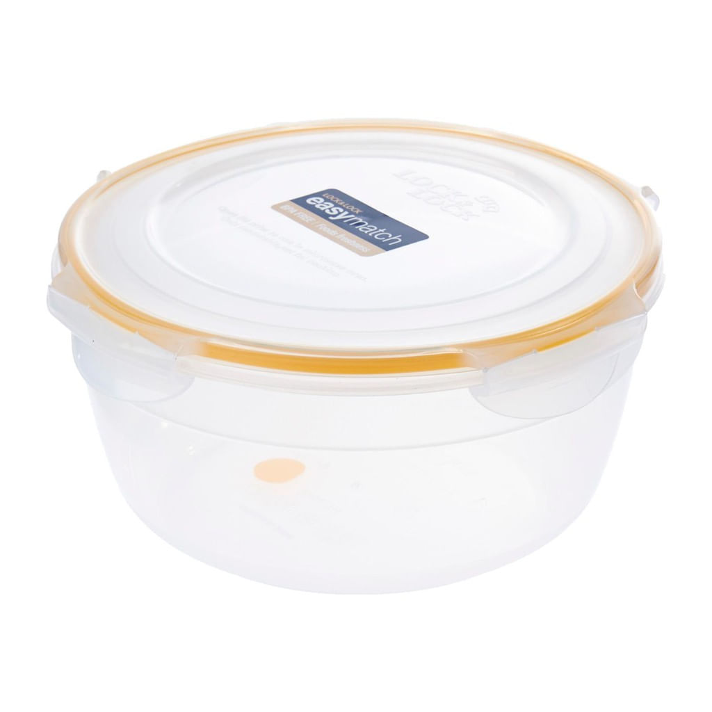 Recipiente Plástico Redondo Amarillo - Diunsa | Tienda departamental