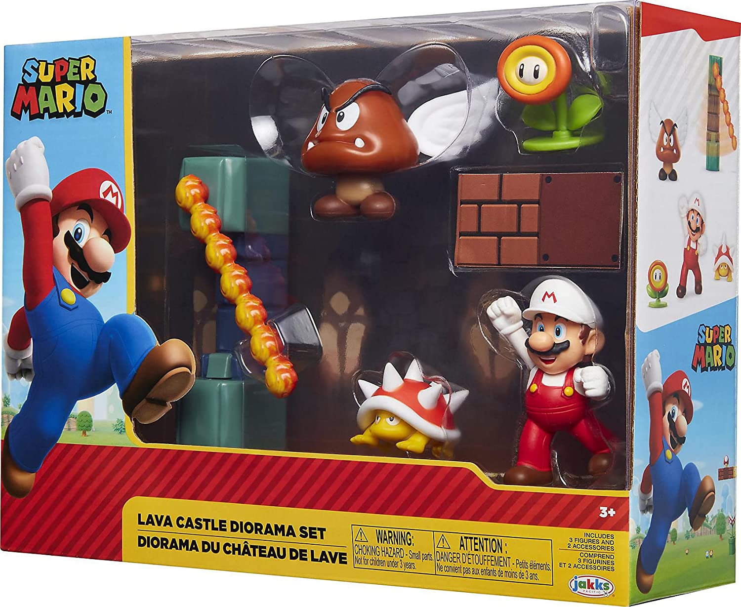 NINTENDO SUPER MARIO SET DIORAMA CASTILLO DE LAVA - Diunsa | Tienda ...