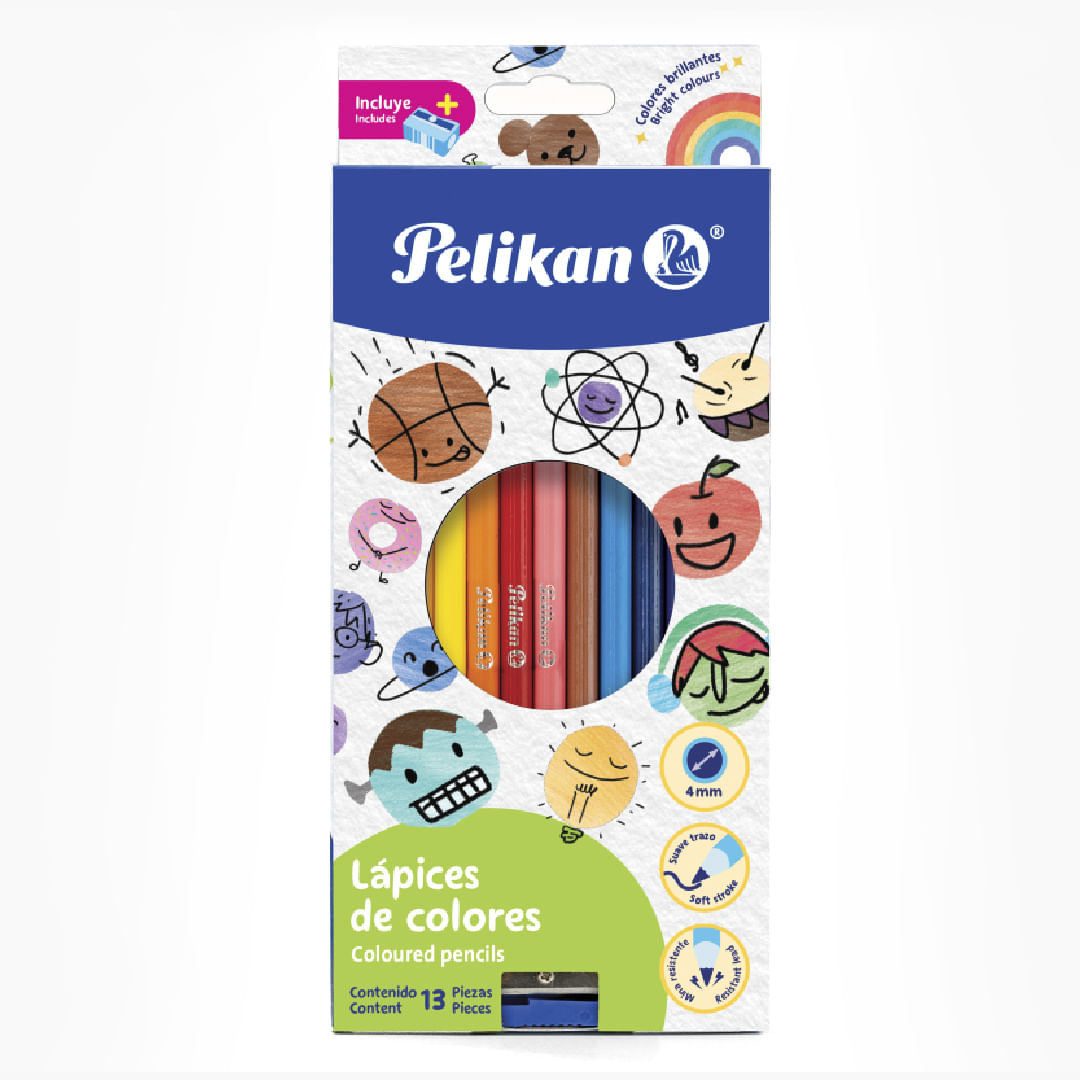 Lápiz de Color Largos Pelikan 12 piezas - Diunsa | Tienda departamental